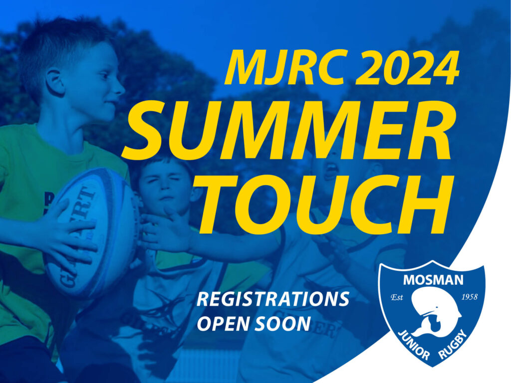 MJRC SUMMER TOUCH FOOTY 2024 - Mosman Junior Rugby Club